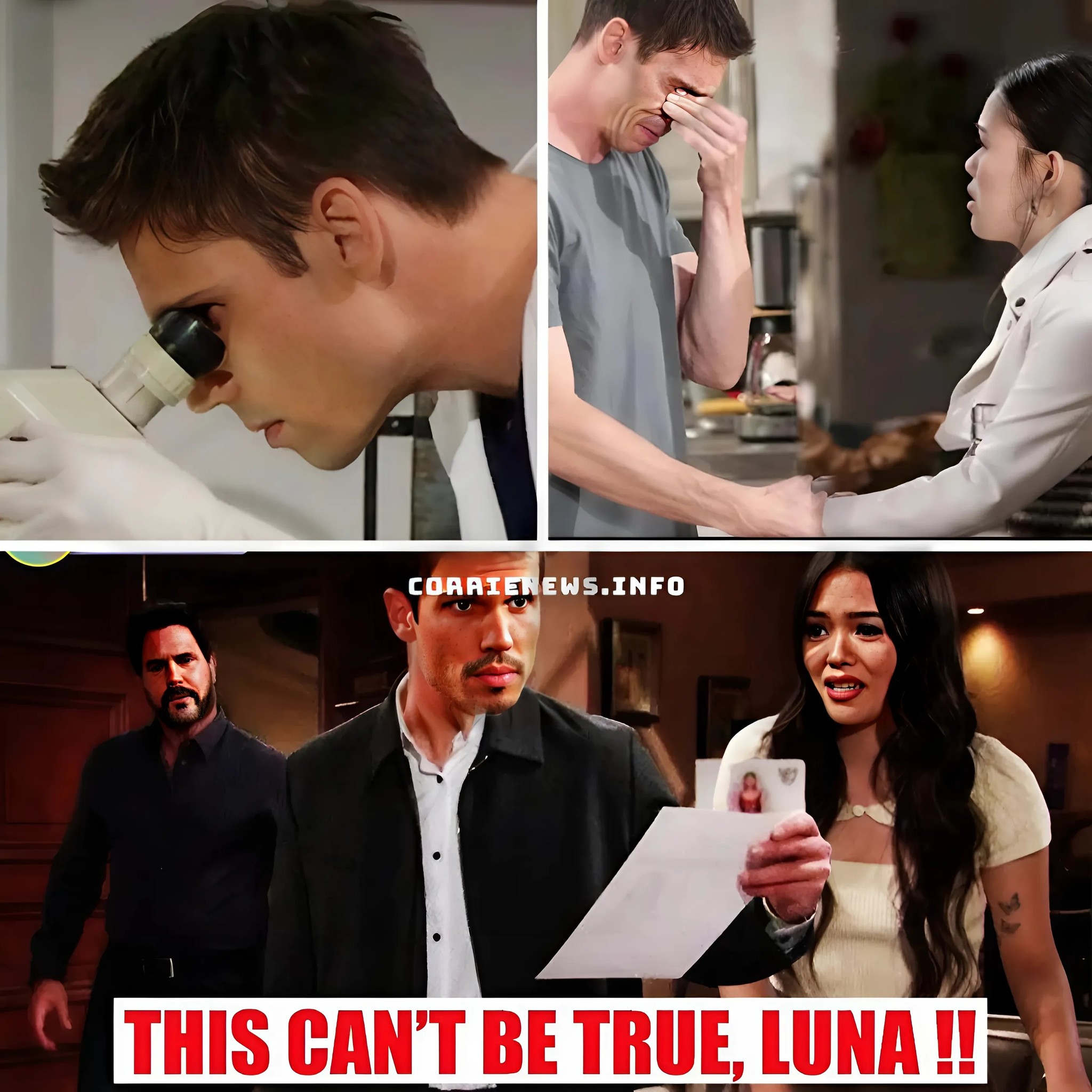 SHOCKING TWIST!!! Bold and Beautiful Finn shocked after taking DNA test ...